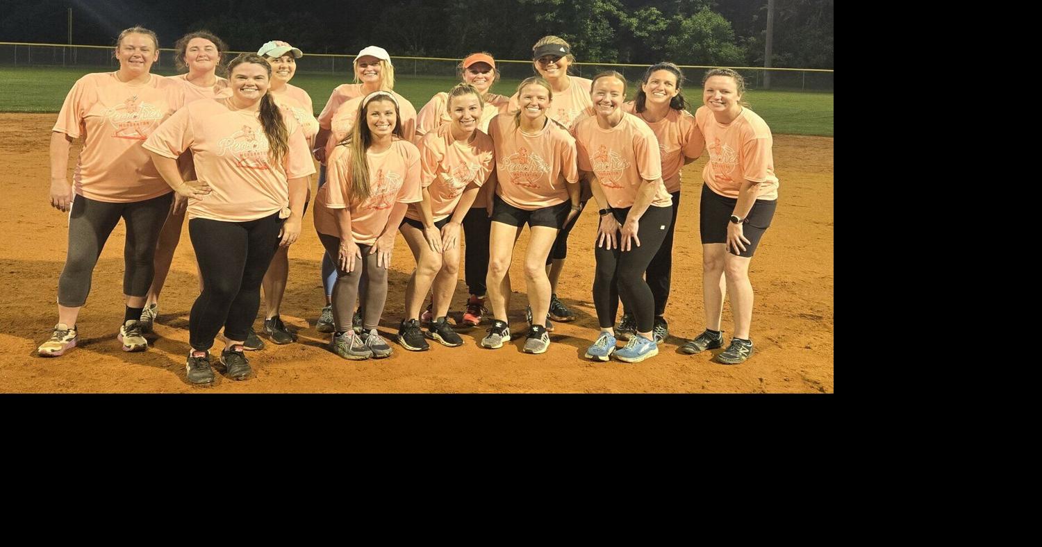 Peaches are only all-female team in Morganton’s adult softball league ...