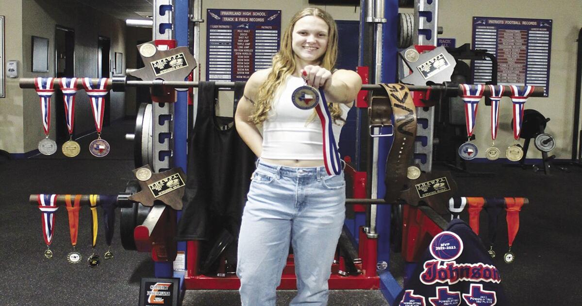 Prairiland’s Johnson finishes story with state powerlifting gold medal ...