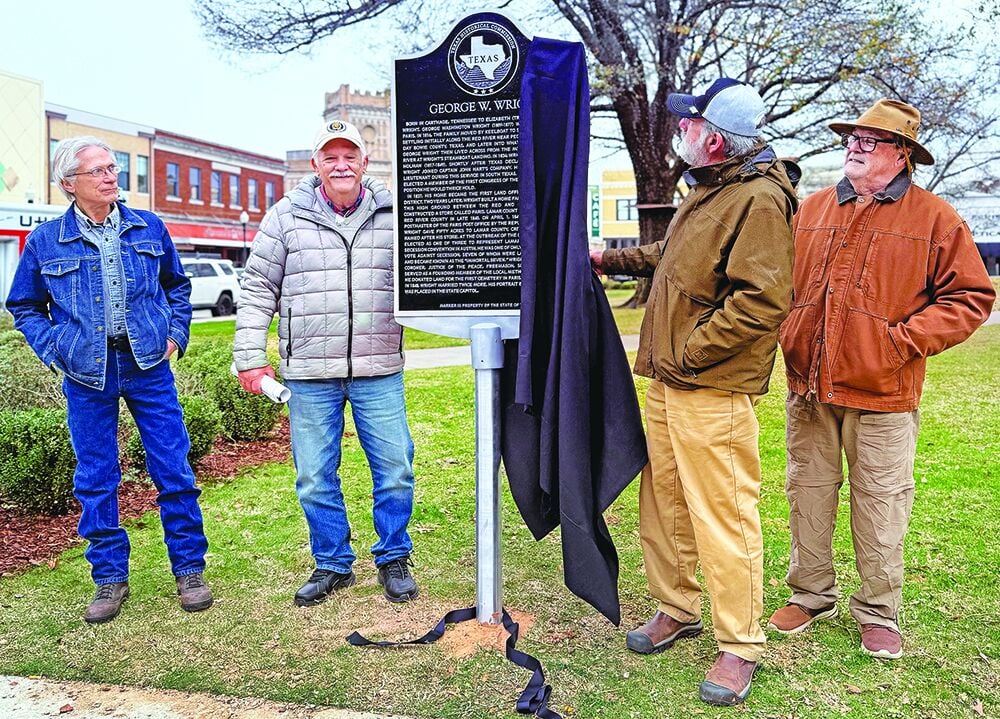 Marker honoring Paris founder George W. Wright dedicated Saturday ...