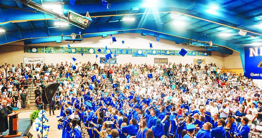 Free: A roaring graduation: NLHS graduates 170 students in sold out ...