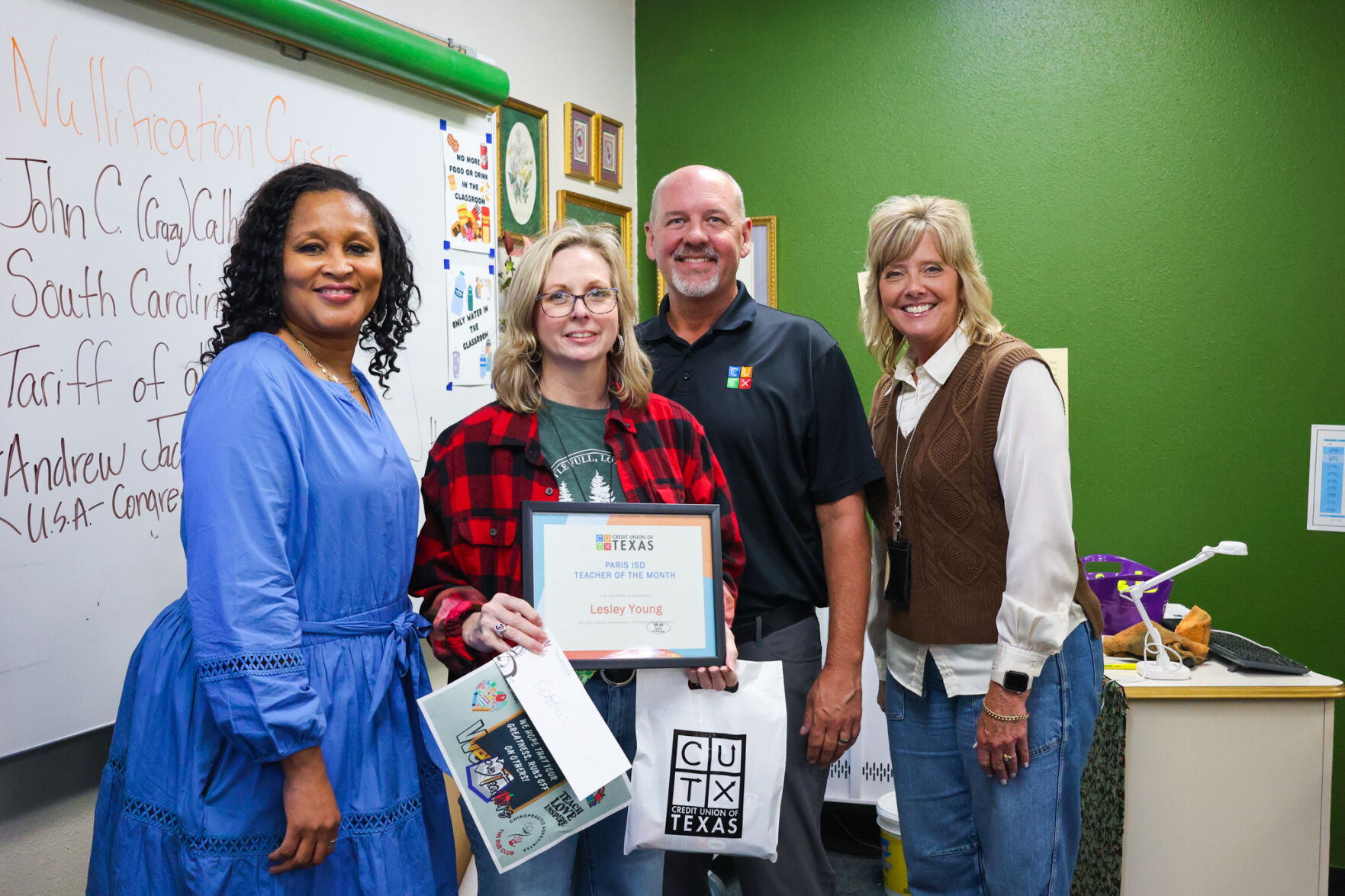 Community selects Lesley Young as CUTX Teacher of the Month | News ...