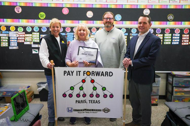 Paris ISD, Mathews Auto Group present February GROWL Awards to Teachers ...