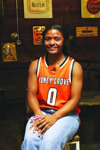 Honey Grove Girls Basketball Gabby Finney 2026 Co-Defensive Player of ...