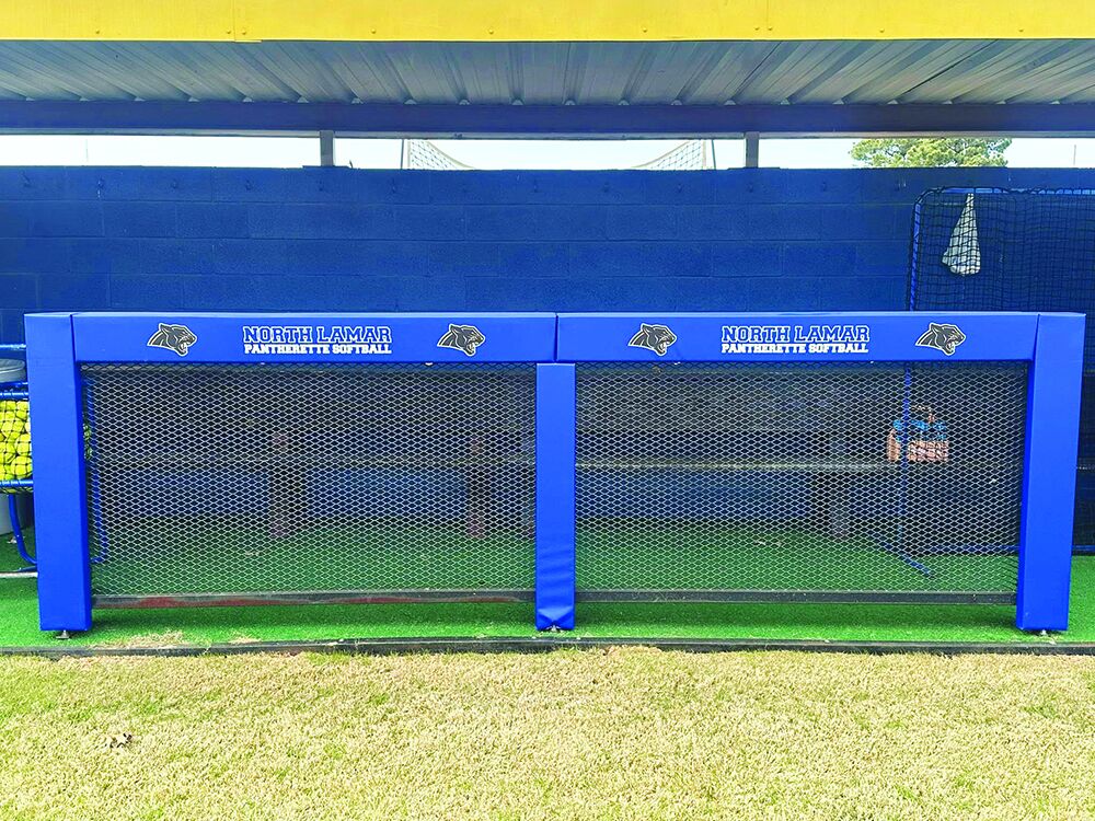 Free: Community Scenes: New dugout pads at North Lamar High School ...