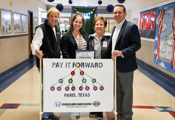 Paris ISD, Mathews Auto Group present February GROWL Awards to Teachers ...