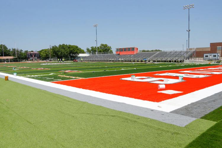 Honey Grove ISD’s new $950K turf field almost ready for action | News ...