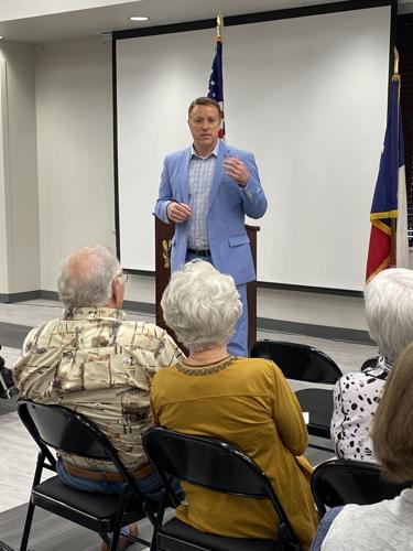 U.S. Rep. Pat Fallon talks issues with constituents in Blossom | News ...
