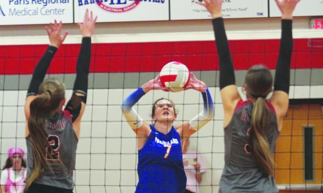 Prairiland Volleyball Mackee O'Neal vs. Chisum 2025 | | theparisnews.com