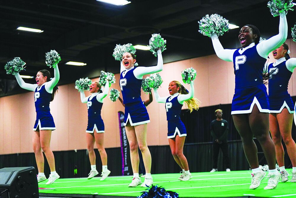 Free: Hats off to Paris High cheer: PHS varsity cheer puts in strong ...