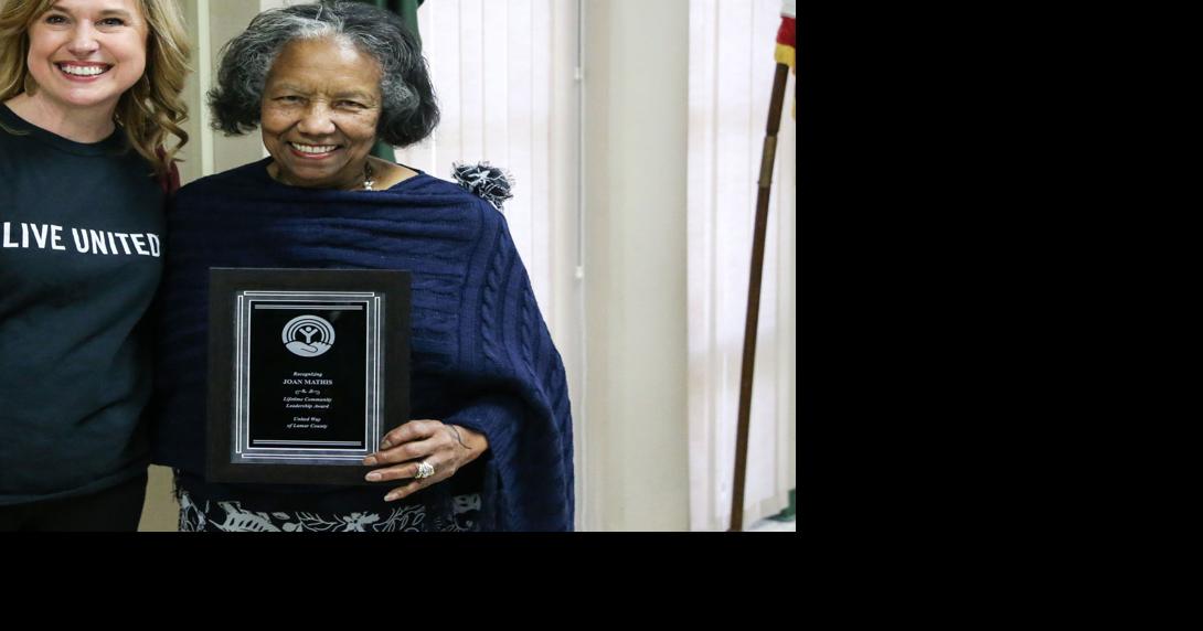 Joan Mathis receives United Way of Lamar County Leadership Award | News ...