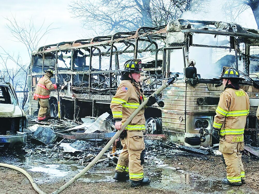 Area fire departments help contain structure fire outside of Ladonia ...