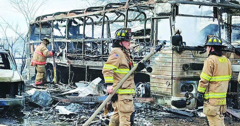 Area fire departments help contain structure fire outside of Ladonia ...