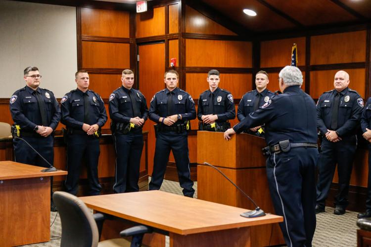 Growing Family: Six new cadets become Paris Police Department officers ...