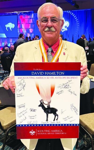 Hamilton awarded Scouting’s Silver Antelope service award | News ...