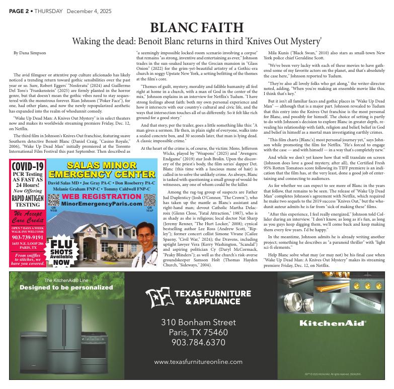 Page B02 | The Paris News | theparisnews.com
