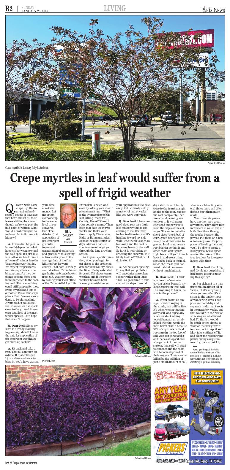 Page B02 | The Paris News | theparisnews.com