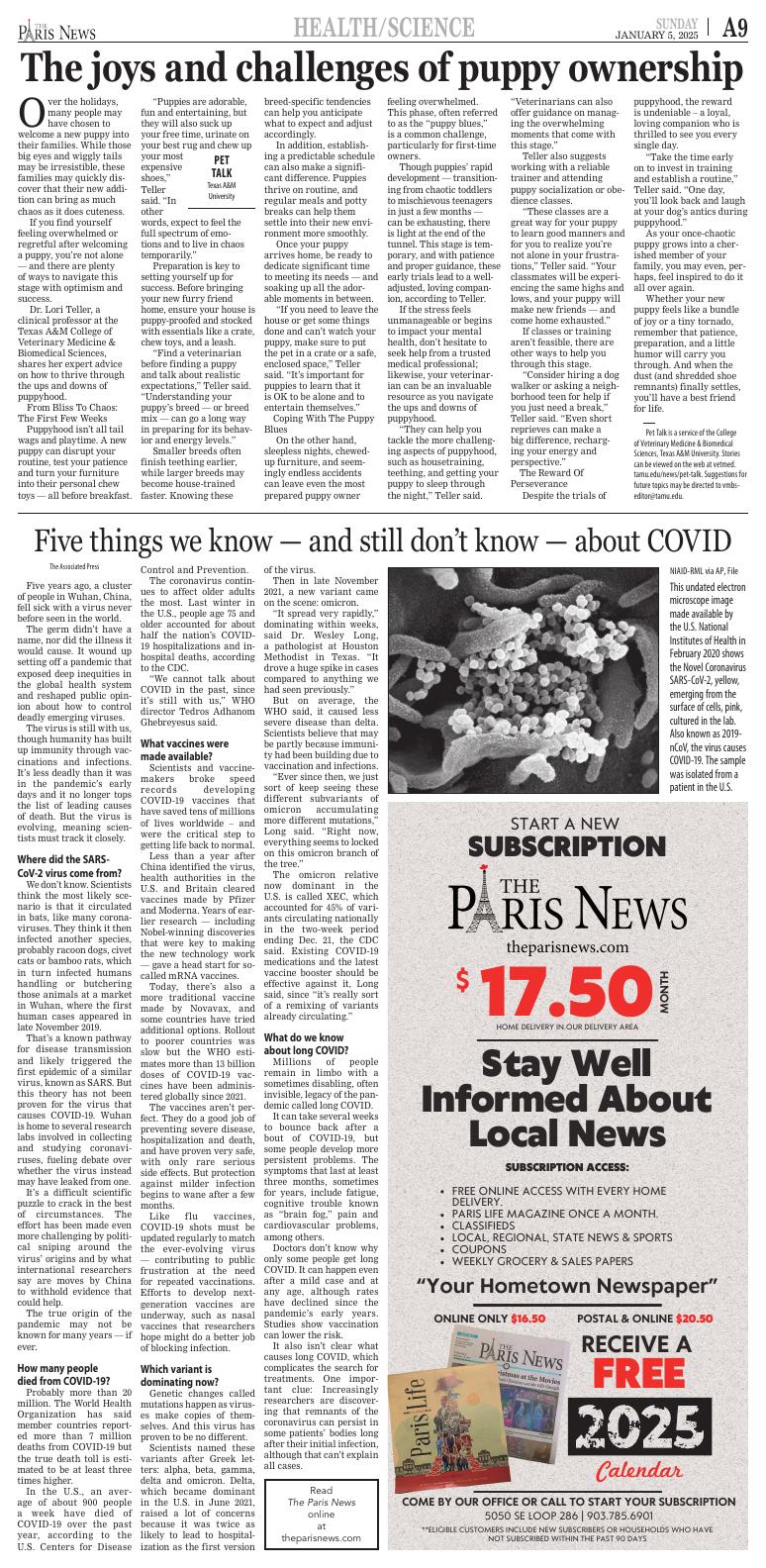 Page A09 | The Paris News | theparisnews.com