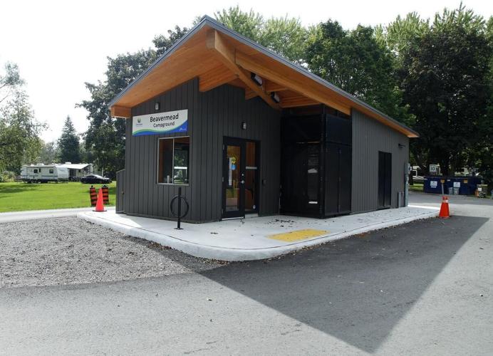 New gatehouse at Beavermead Campground