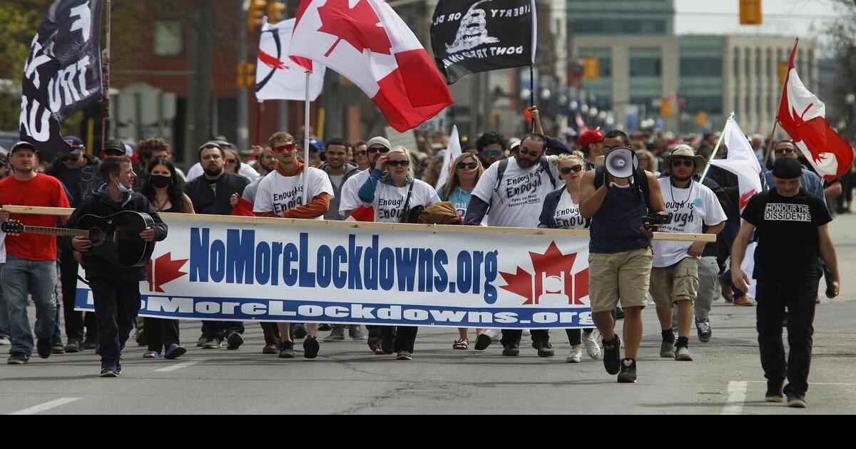 Seven more people charged over last Saturday’s anti-lockdown protest in ...