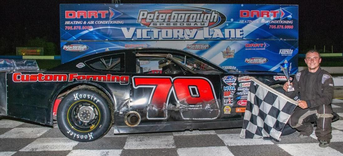 Two Legend Car feature wins for Parker Traves in one night at ...
