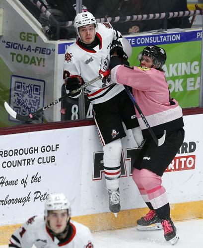 IceDogs edge Petes in overtime during Pink in the Rink game