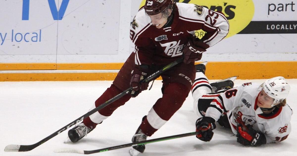 Peterborough Petes forward Sam Alfano taking part in this week’s ...
