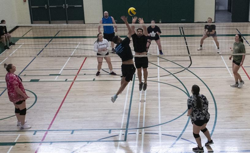 Volleyball players bump, set, spike for concussion awareness