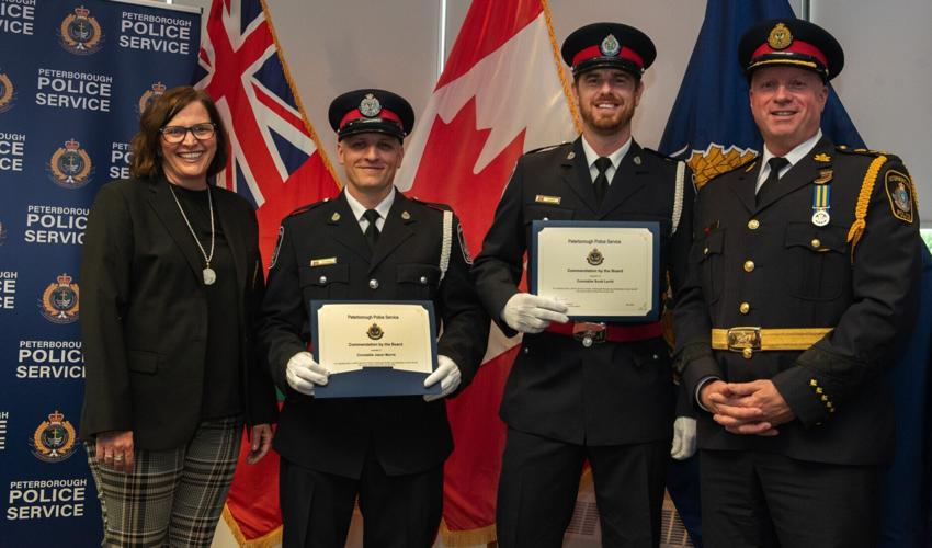 5 city police officers commended