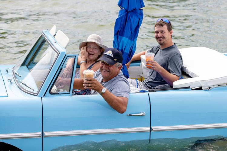 SAIL ON: A 'boat-thru' popped up on Lake Scugog and it was a one-of-a ...