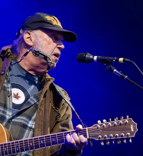 Neil Young performs show at Lakefield College School