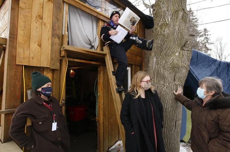 Photos: Peterborough teacher Aaron McFadden continuing backyard campout ...