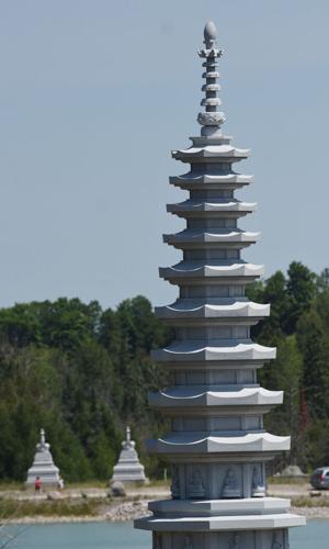 Public tours spectacular Buddhist temple near Omemee