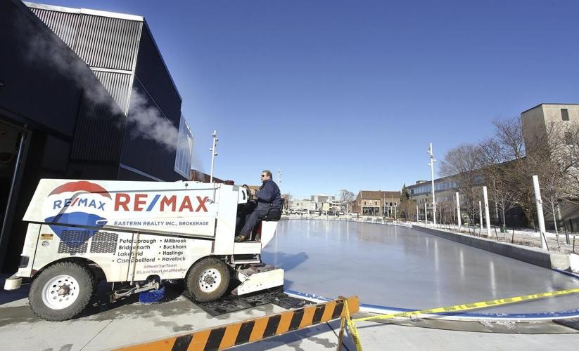 Photos: Zamboni preparing the ice at new Quaker Foods City Square in ...