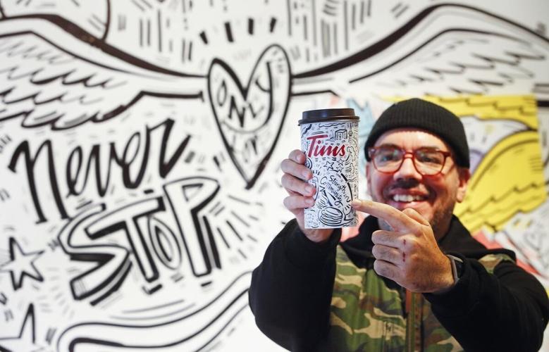 Peterborough artist pitches new design for Tim Hortons cups
