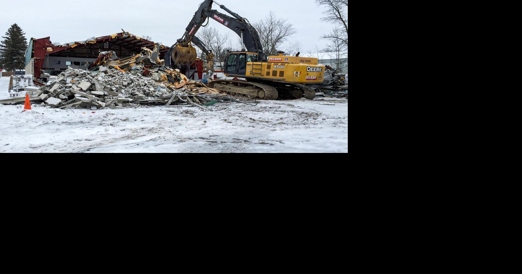 Former Fenelon Falls Arena demolished