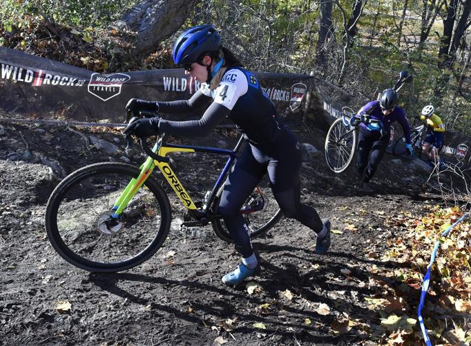 Cyclists compete in cyclocross in Peterborough