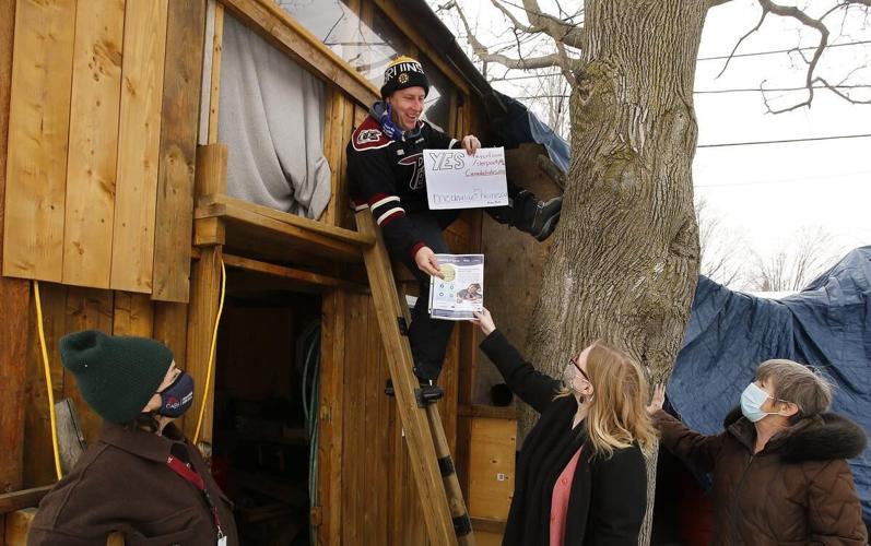 Photos: Peterborough teacher Aaron McFadden continuing backyard campout ...