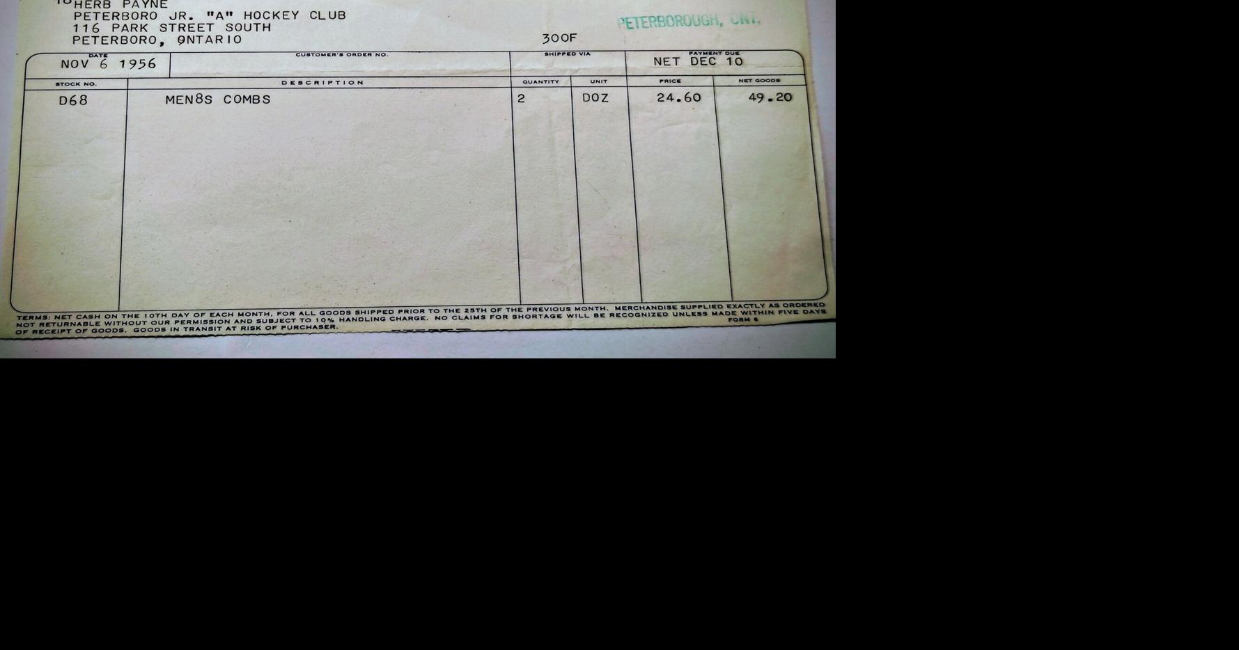 A file folder of Petes history revealed