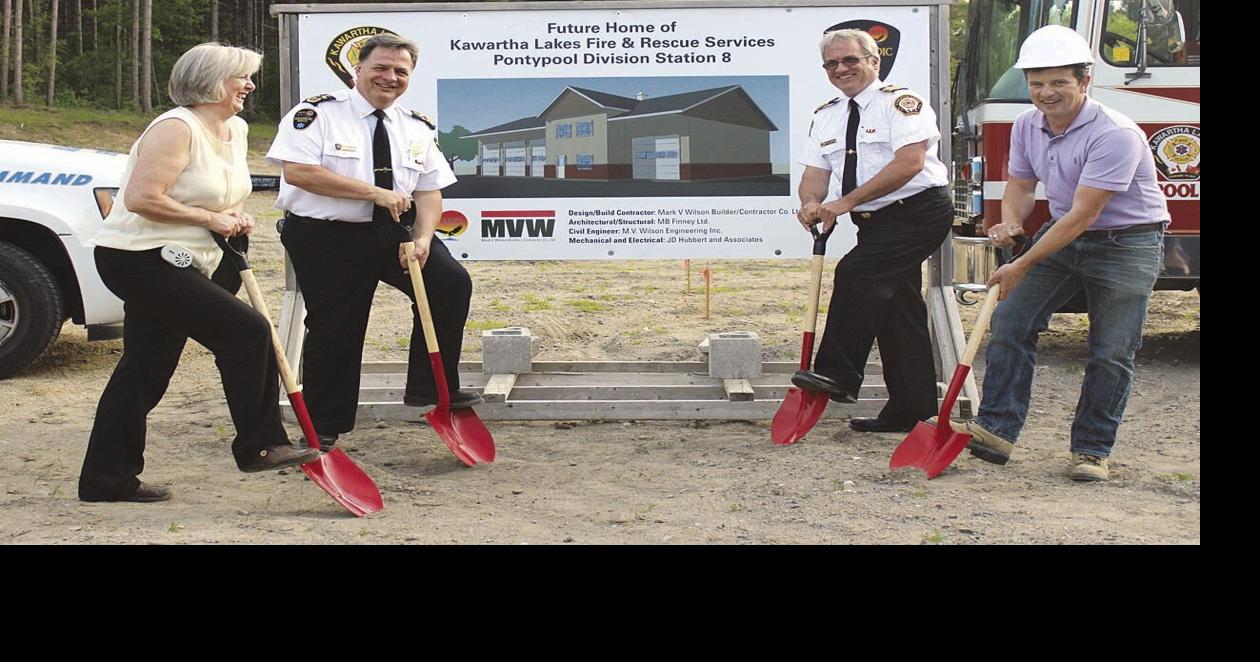 Ground breaking ceremony for Pontypool’s new fire hall