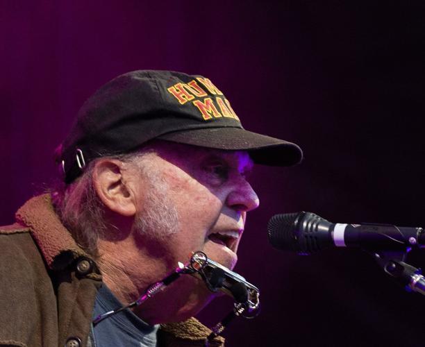 Neil Young performs show at Lakefield College School