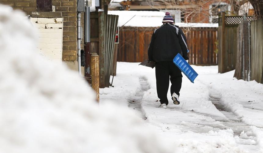 The city receives a fresh blanket of snow in Peterborough