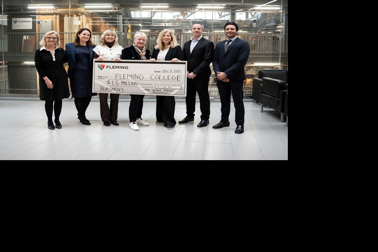 $1.5 million gift opens doors for Fleming College students