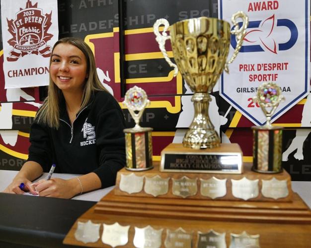 Photos: Peterborough’s Amelia Williams commits to play for Sault College