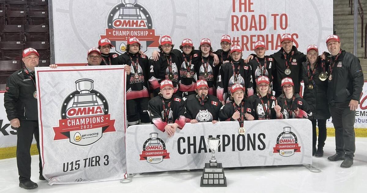 Otonabee U15 Wolves ‘on top of the mountain’ with OMHA title win
