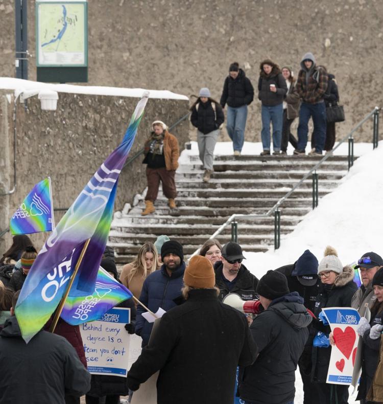Trent support workers rally against proposed budget cuts
