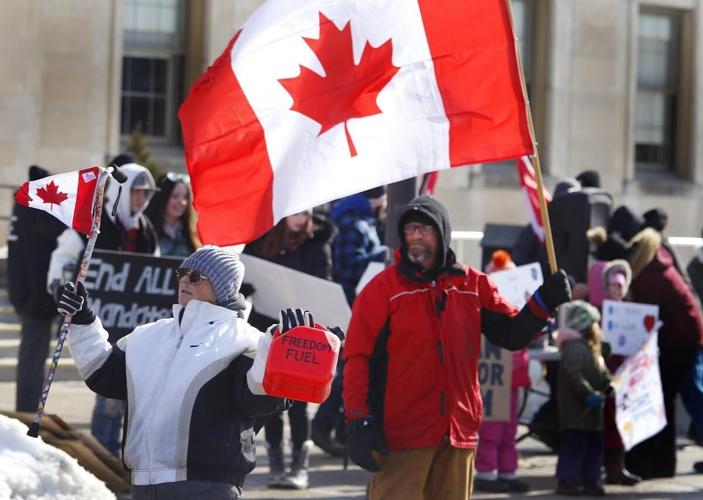 Photos: Protests continue in downtown Peterborough