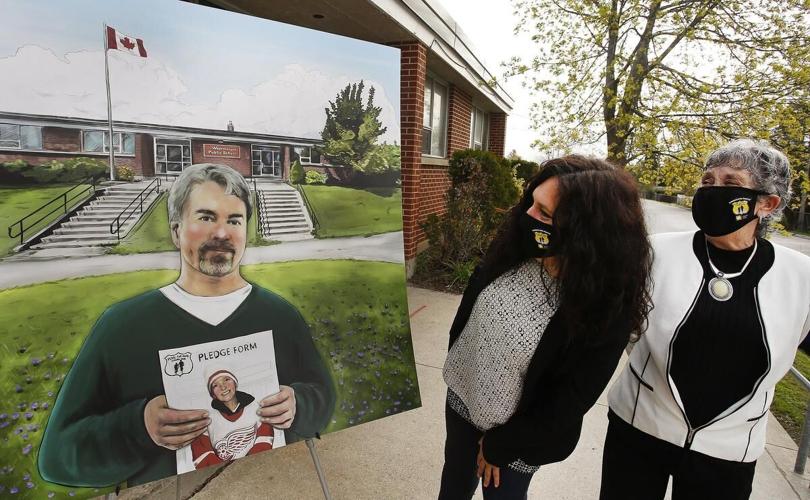 Photos: Portrait remembering teacher Dean Pomeroy unveiled at Westmount ...