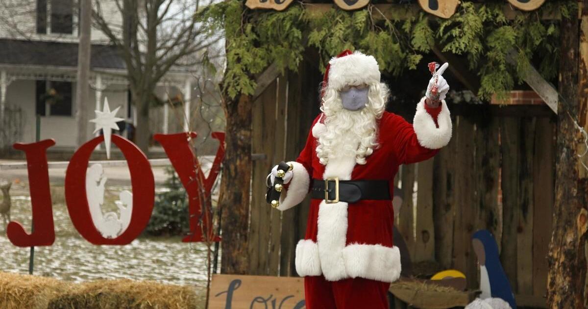 Photos: Santa offers hope with visit to the manger in Keene