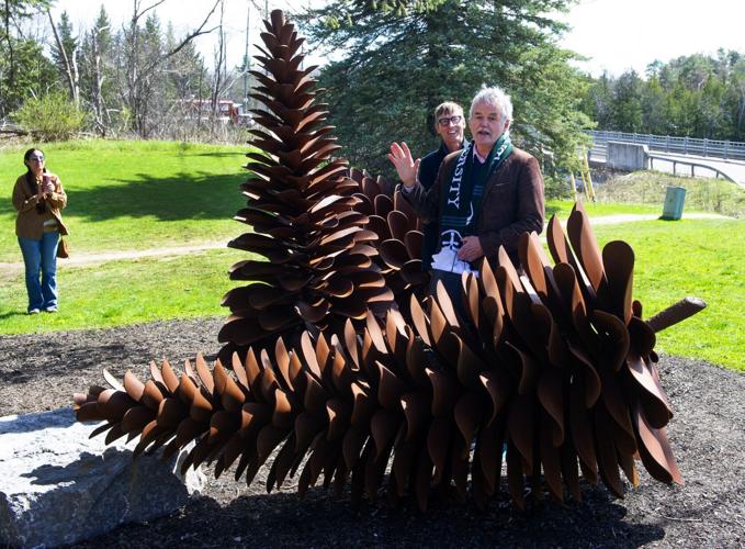 Inspiring new sculpture graces Trent’s west bank