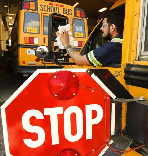 Local bus companies are looking for school bus drivers